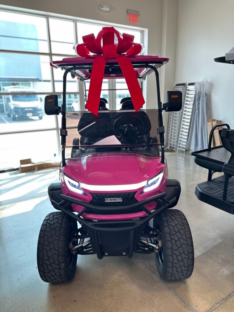 Venom Strike 4 Forward Facing Golf Cart, Super Pink